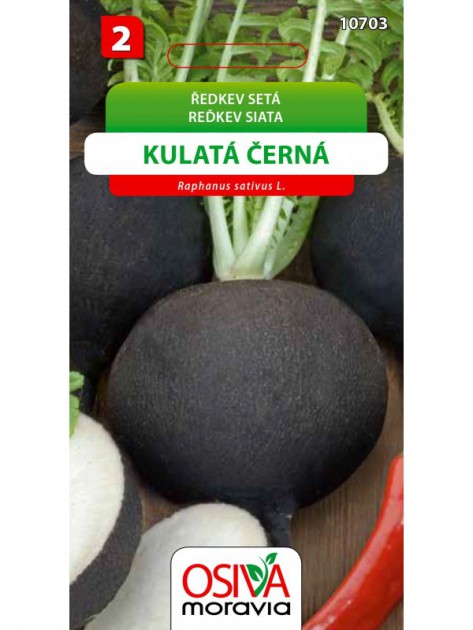Reďkovka GUĽATÁ ČIERNA 2,5g | Agrosam